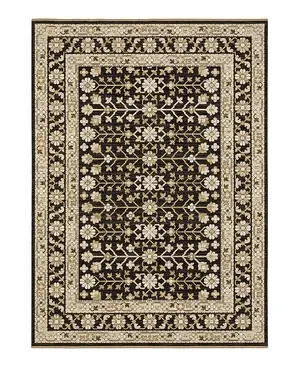 ORIENTAL WEAVERS Acacia Aca10 Area Rug 5'3x7'6 - Black