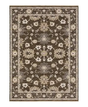 ORIENTAL WEAVERS Acacia Aca01 Runner Area Rug 2'6x10'0 - Brown
