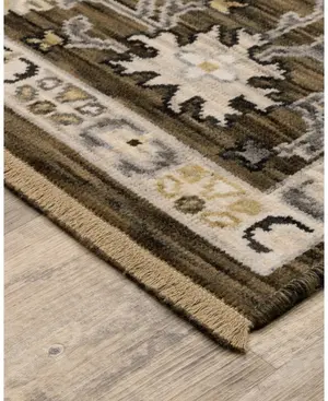 ORIENTAL WEAVERS Acacia Aca01 Area Rug 9'10x12'10 - Brown