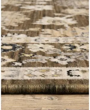 ORIENTAL WEAVERS Acacia Aca01 Area Rug 9'10x12'10 - Brown