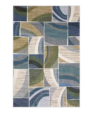 ORIENTAL WEAVERS Tisdell Tis06 Area Rug 9'10x12'8 - Blue
