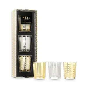 NEST NEW YORK Festive Votive Candle Trio - No Color