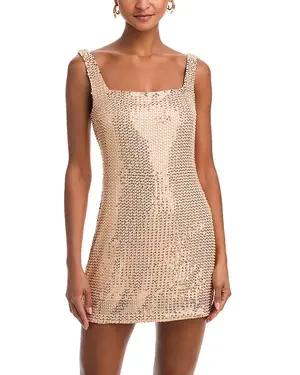 Ramy Brook Metallic Minidress