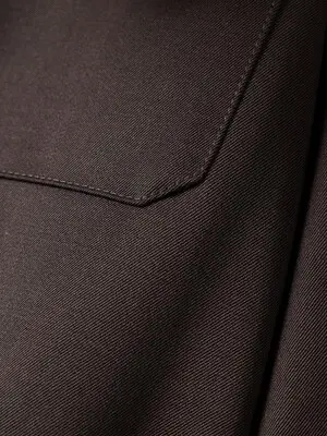 Acne Studios Tie-detailed Wool-twill Shirt