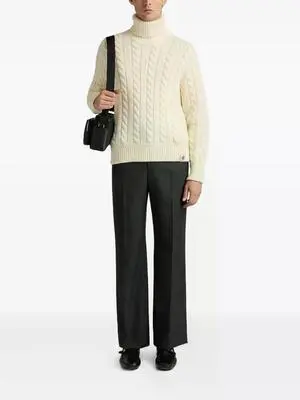 Bally Cable-knit Turtleneck Sweater