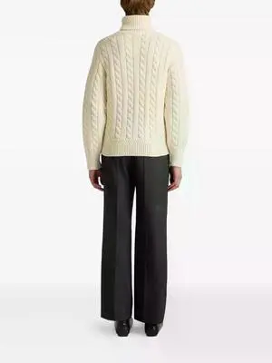Bally Cable-knit Turtleneck Sweater
