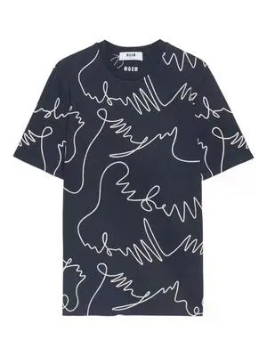 Msgm Pattern T-shirts For Men