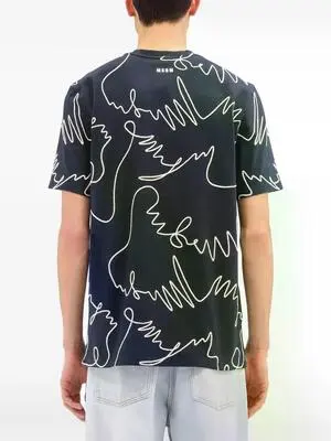 MSGM Logo-print T-shirt