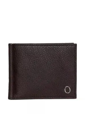 ORTIGNI Hammered-leather Wallet - Brown