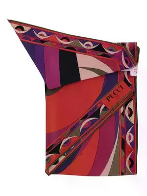 Emilio Pucci Vivara-print Silk Scarf