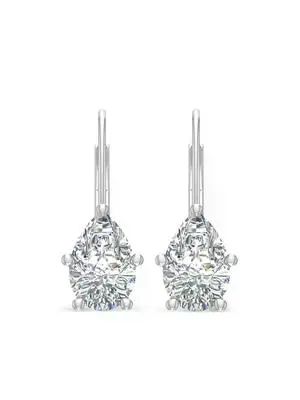 TILLA 14k White Gold Diamond Earrings - Silver