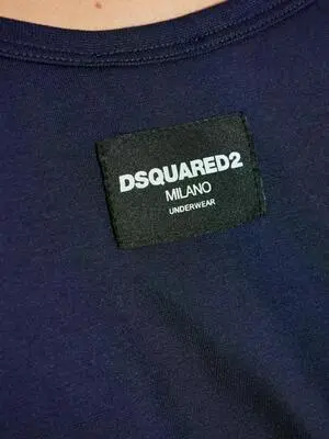 Dsquared2 Logo-patch Vest - Blue