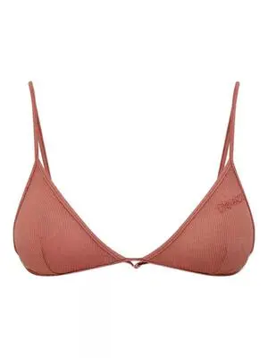 Dsquared2 Logo-embroidered Bra - Pink