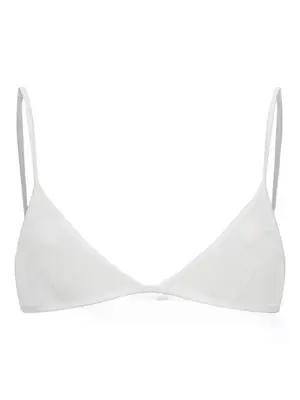 Dsquared2 Logo-embroidered Bra - White