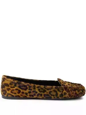 Prada Leopard-print Loafers