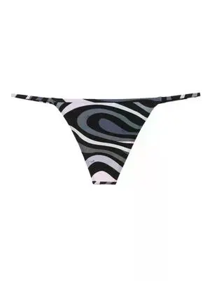 Emilio Pucci Marmo-print Bikini Bottom