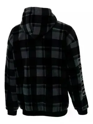 PUMA Check-pattern Hoodie - Black