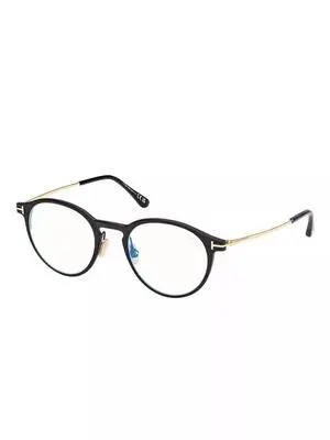 TOM FORD Round-frame Glasses - Black