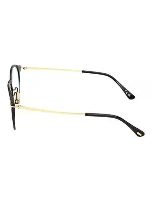 TOM FORD Round-frame Glasses - Black