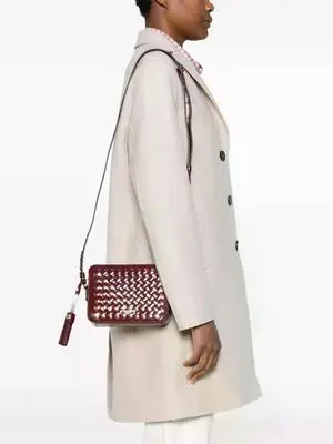 ASPINAL OF LONDON Mini Woven Camera Crossbody Bag