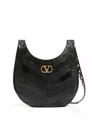 Valentino Garavani Small Hobo Shoulder Bag - Black
