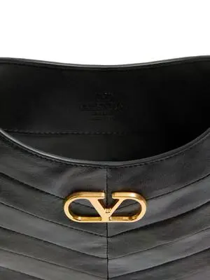 Valentino Garavani Small Hobo Shoulder Bag - Black