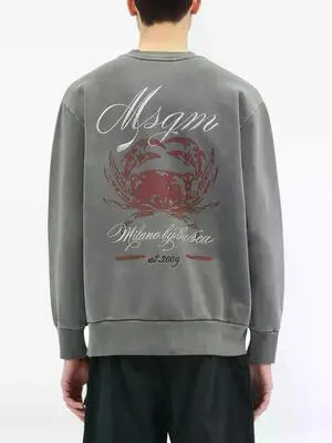 MSGM Graphic-print Sweatshirt