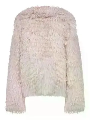 Simonette Ravizza Reversible Mongolian Fur Jacket