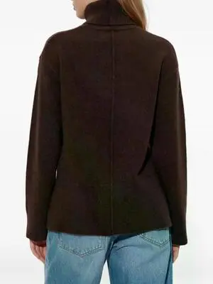SAMSOE SAMSOE Roll-neck Panelled Sweater