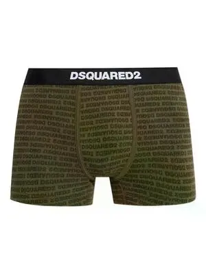 Dsquared2 Logo-pattern Boxers - Green
