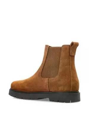 BIRKENSTOCK Highwood Suede Platform Boots - Brown