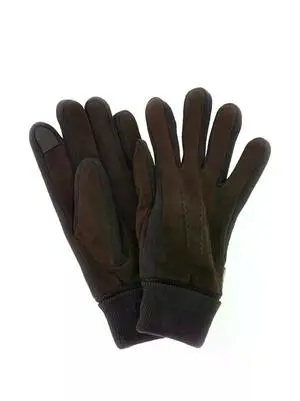 Barbour Magnus Ribbed-cuff Gloves - Brown