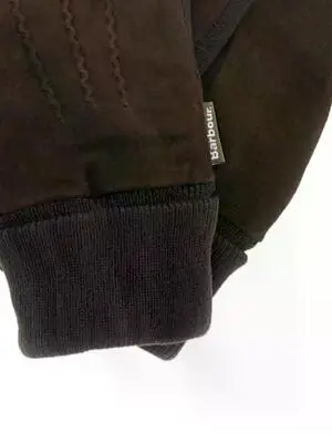 Barbour Magnus Ribbed-cuff Gloves - Brown