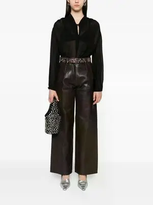 FORTE_FORTE Leather Trousers