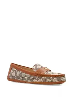 COACH Logo-jacquard Loafers