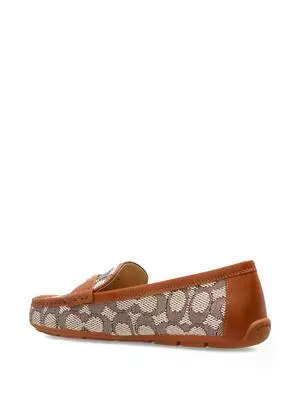 COACH Logo-jacquard Loafers