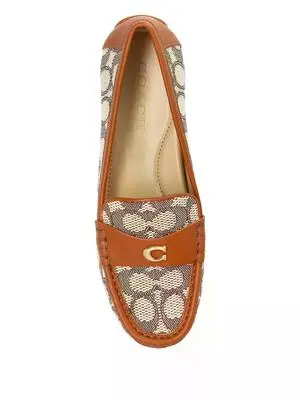 COACH Logo-jacquard Loafers