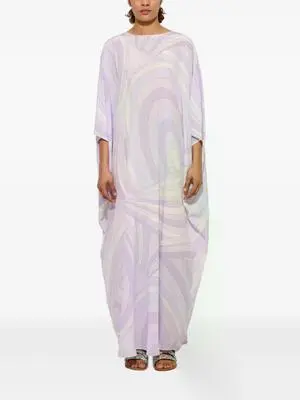 Emilio Pucci Iride-print Maxi Kaftan