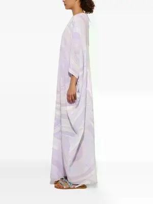 Emilio Pucci Iride-print Maxi Kaftan