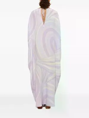 Emilio Pucci Iride-print Maxi Kaftan