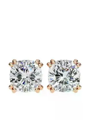 TILLA 14k Rose Diamond Stud Earrings - Gold