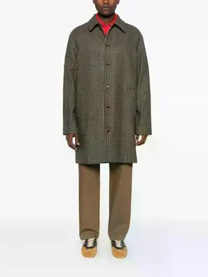A.p.c. Checked Button-fastening Coat