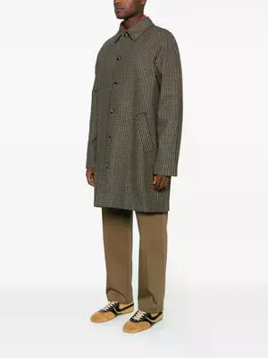 A.p.c. Checked Button-fastening Coat