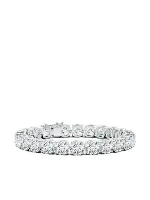 TILLA 14k White Gold 26ct Diamond Tennis Bracelet - Silver