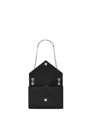 Saint Laurent Medium Envelope Shoulder Bag - Black