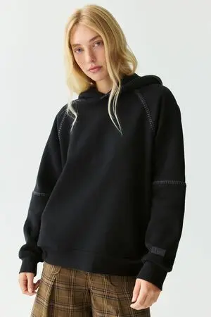 UGG Classic Fleece Pullover Hoodie - Black