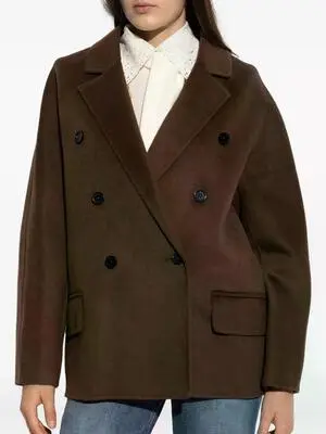 STAND STUDIO Wool-blend Double-breasted Jacket