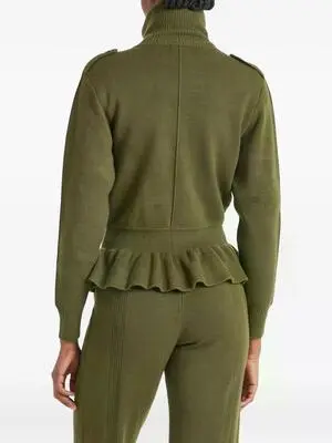 TEMPERLEY LONDON Ruffled Knit Napoleon Jacket