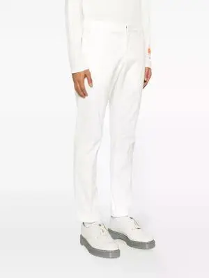 DONDUP Tapered Cotton-blend Chinos