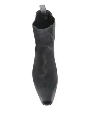 PANTANETTI 30mm Suede Chelsea Boots - Black